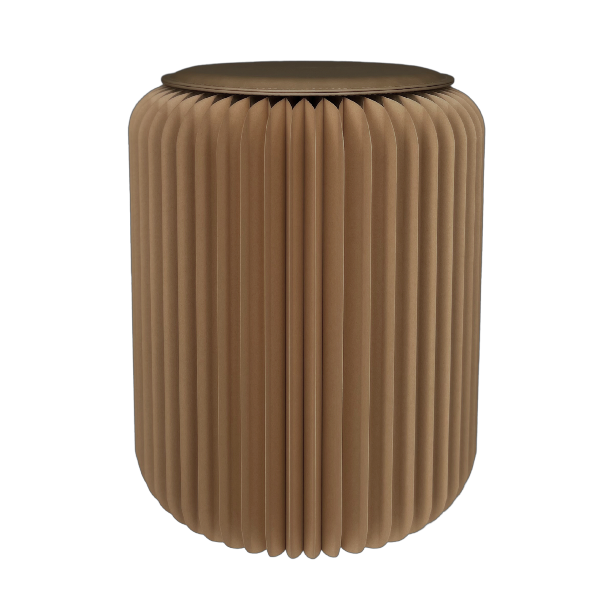 Premium Eco-friendly Folding Stool - Origami Lounge - Brown