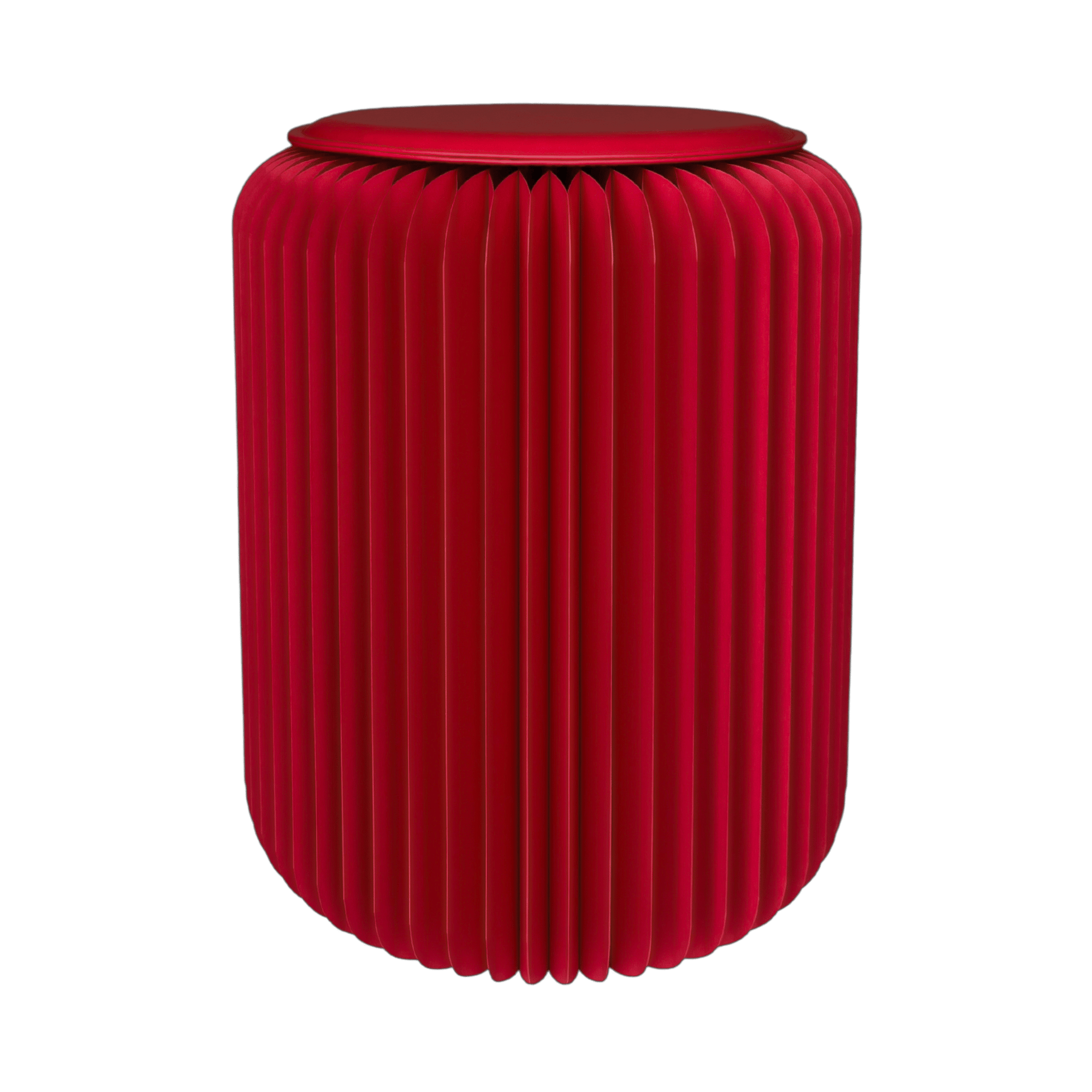 Premium Eco-friendly Folding Stool - Origami Lounge - Red