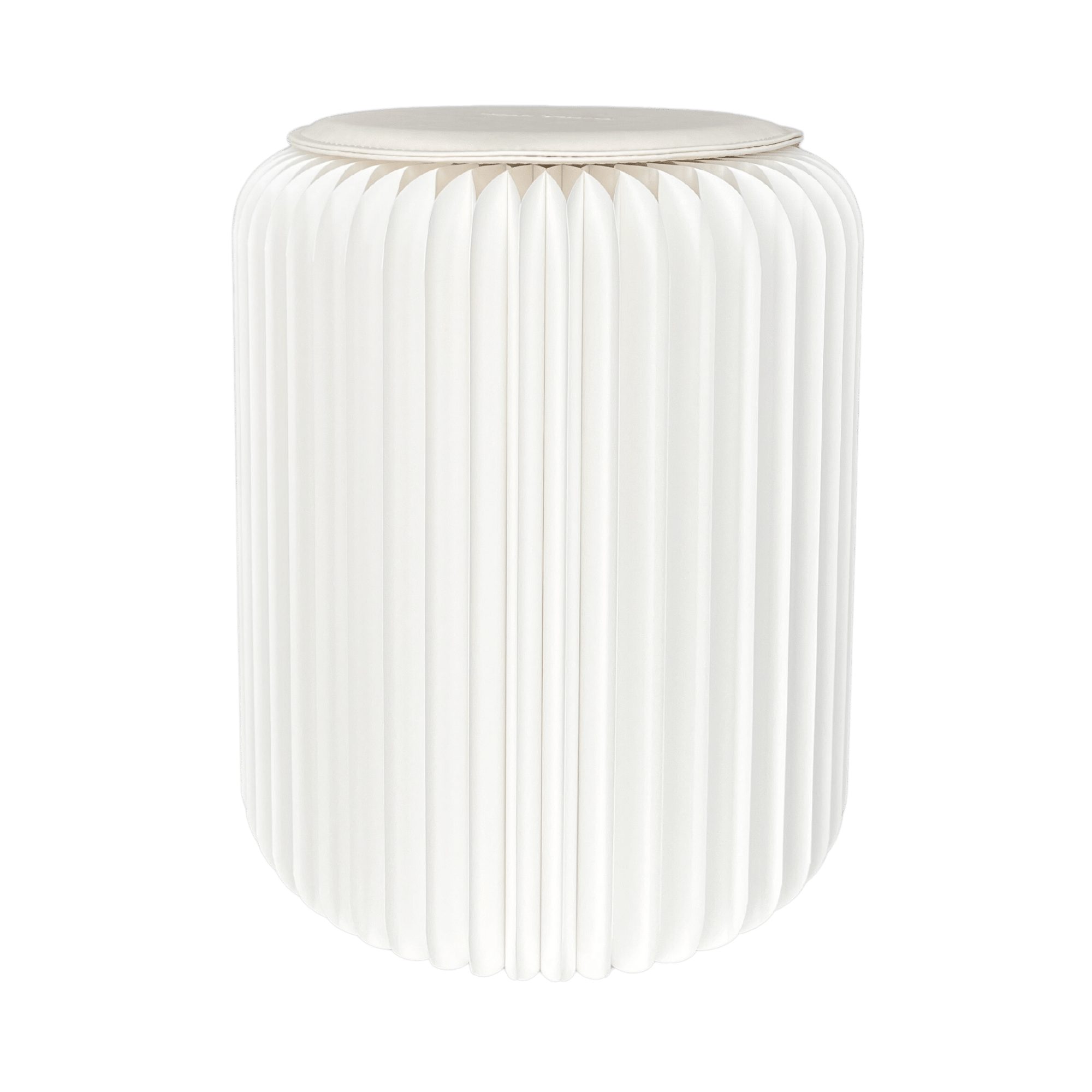 Premium Eco-friendly Folding Stool - Origami Lounge - White