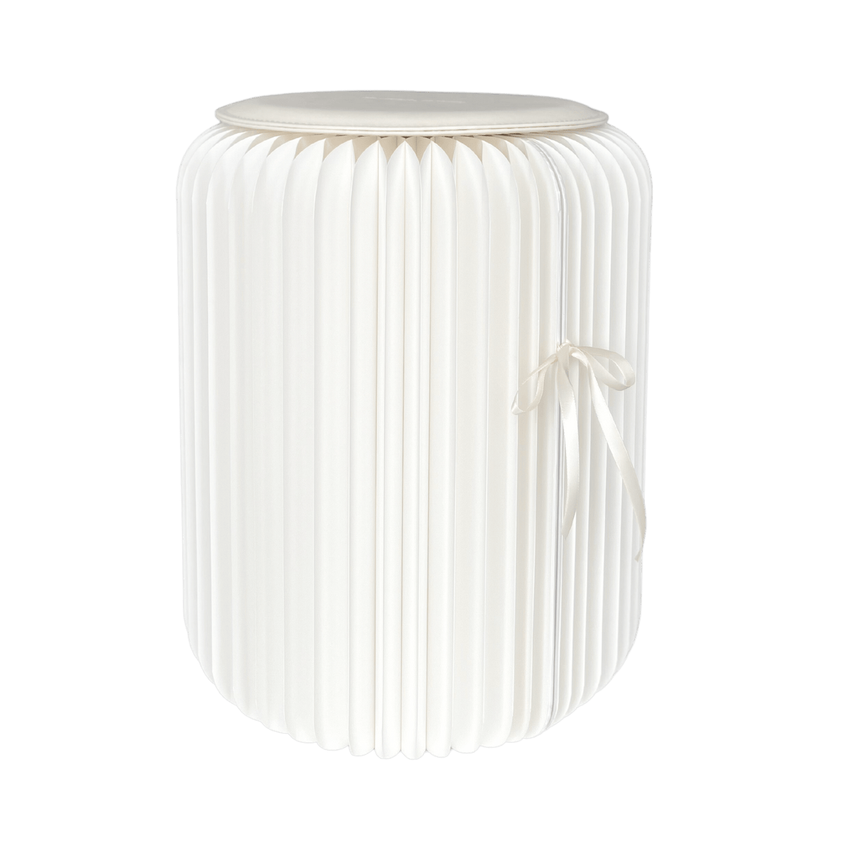 Premium Eco-friendly Folding Stool - Origami Lounge - White