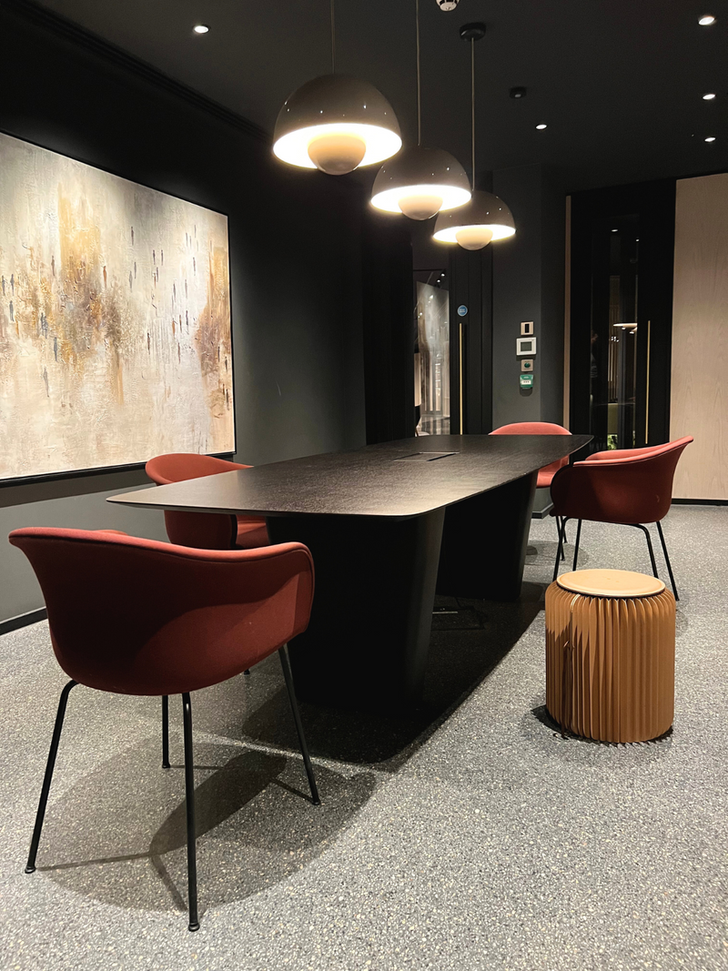 Origami Lounge: Eco-friendly Foldable Stools for Space-saving Magic